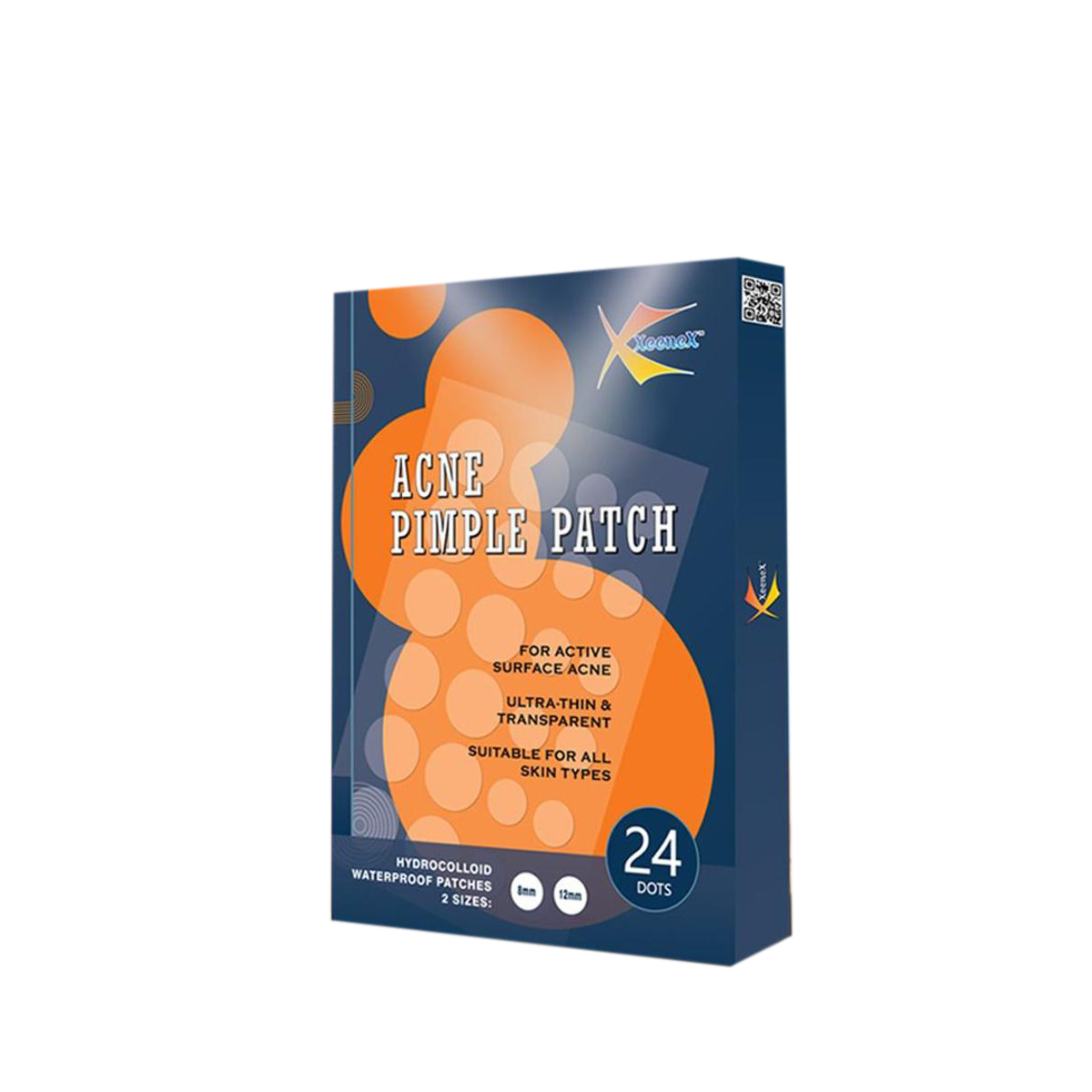 XeeneX Acne Pimple Patch~Hydrocolloid Patches~Rapid Pimple Remover~ 24 ...