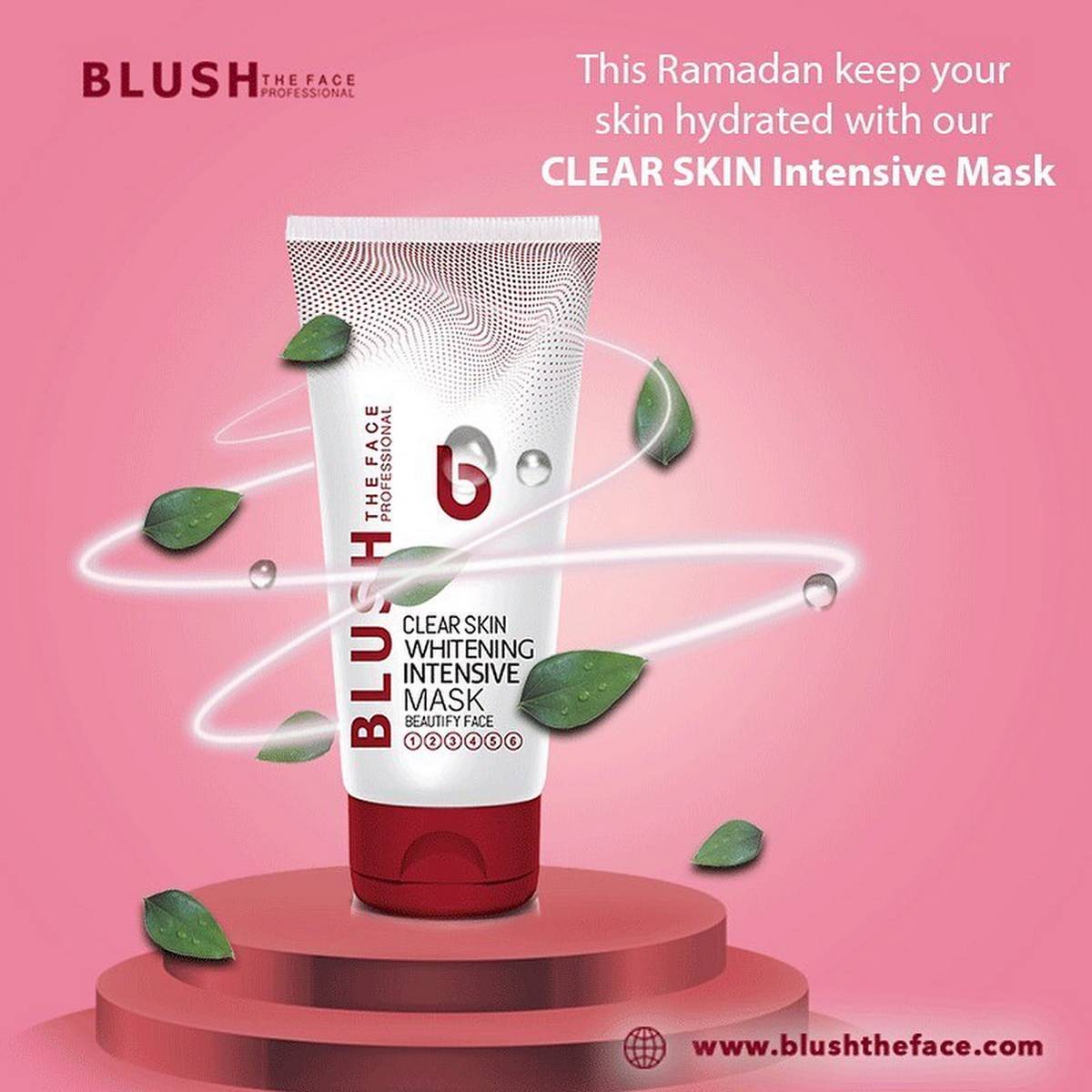 Blush The Face Clear Skin Mask Keep Your Skin Hydrated 100ml Price in ...