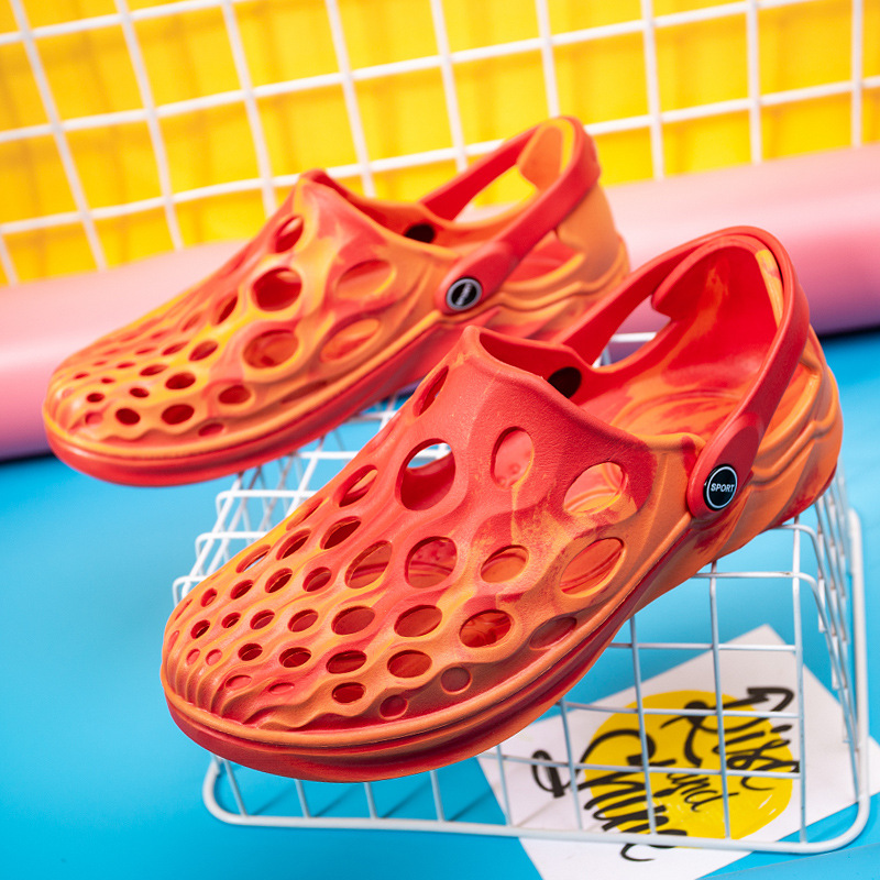 Cave shoes men's summer new couple seaside beach sandals outdoor ...