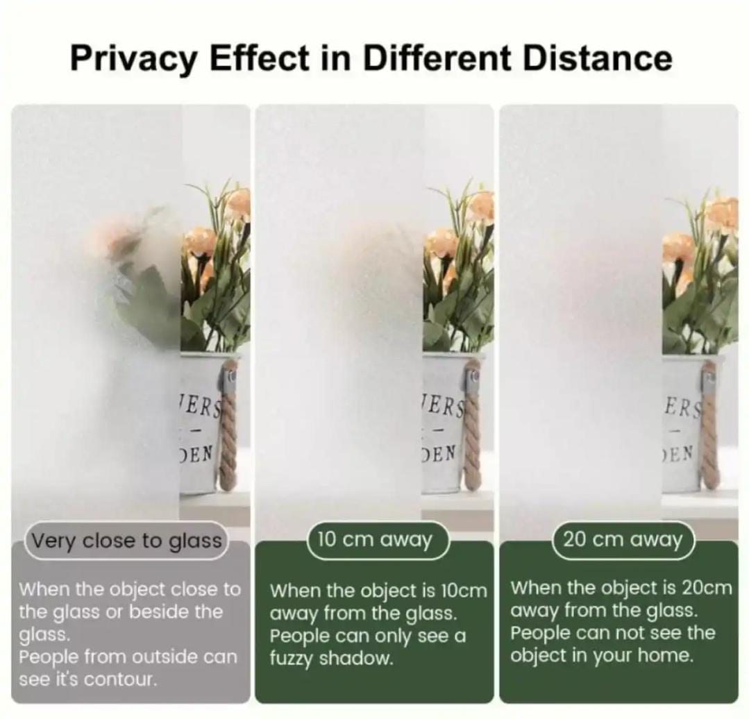 door paper / glass paper / frosted paepr / mirror paper / privacy film ...