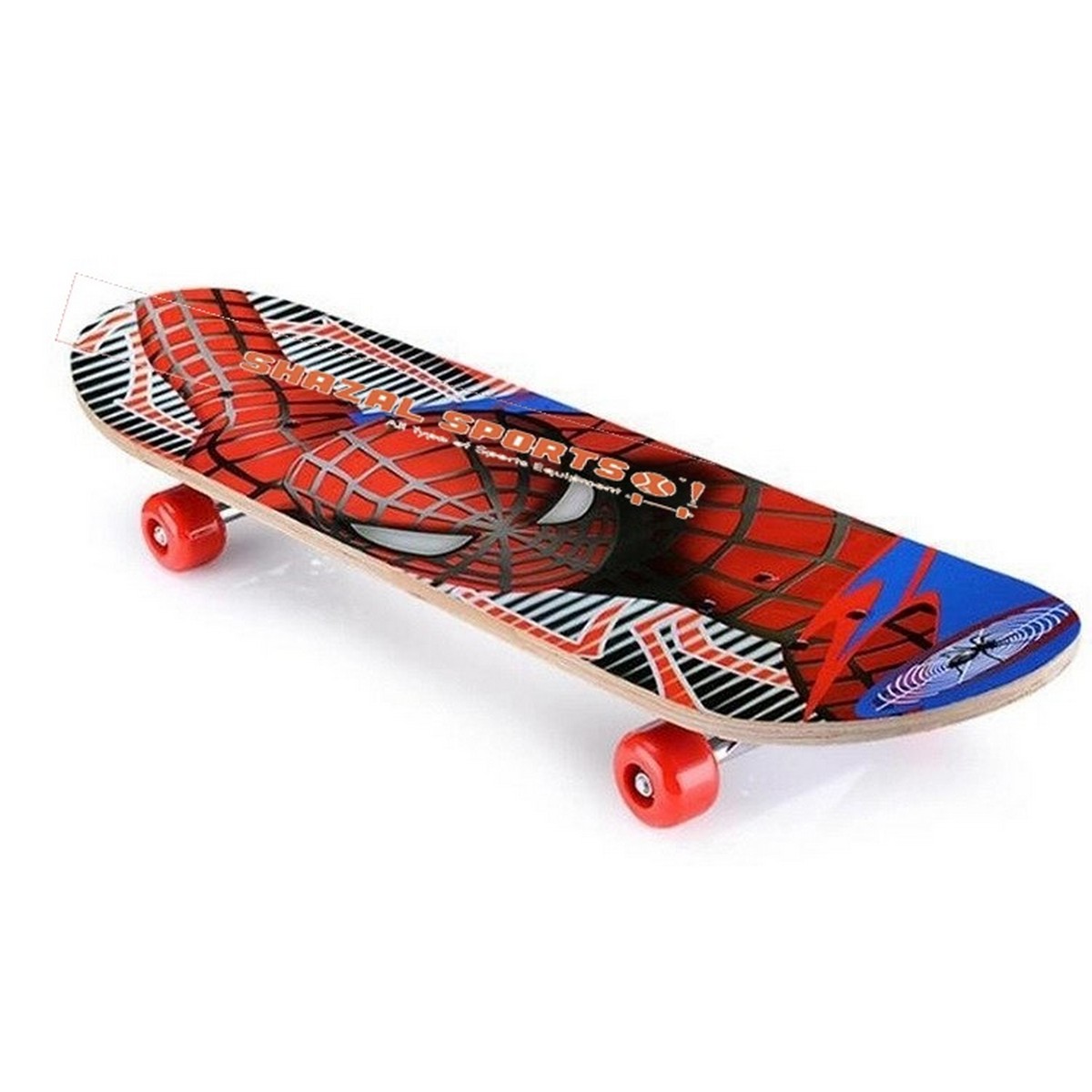 Spider Man Skateboards Pure Wood Skate Board with Special Wheels for ...