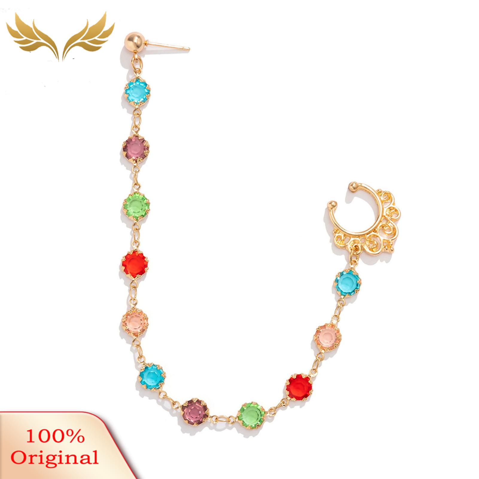 Nose Chain Jewelry Boho Ethnic Style Nose Chain with Faux Pearl Tassel ...