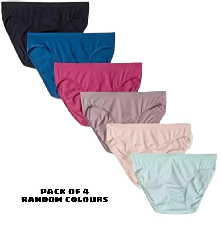 Pack of 04 Soft Cotton hoisery Underwear Panties for Girls & Women ...