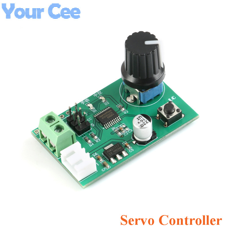 MG995 SG90 Servos Knobs Control Module Dual Servo Serial Port Motor ...