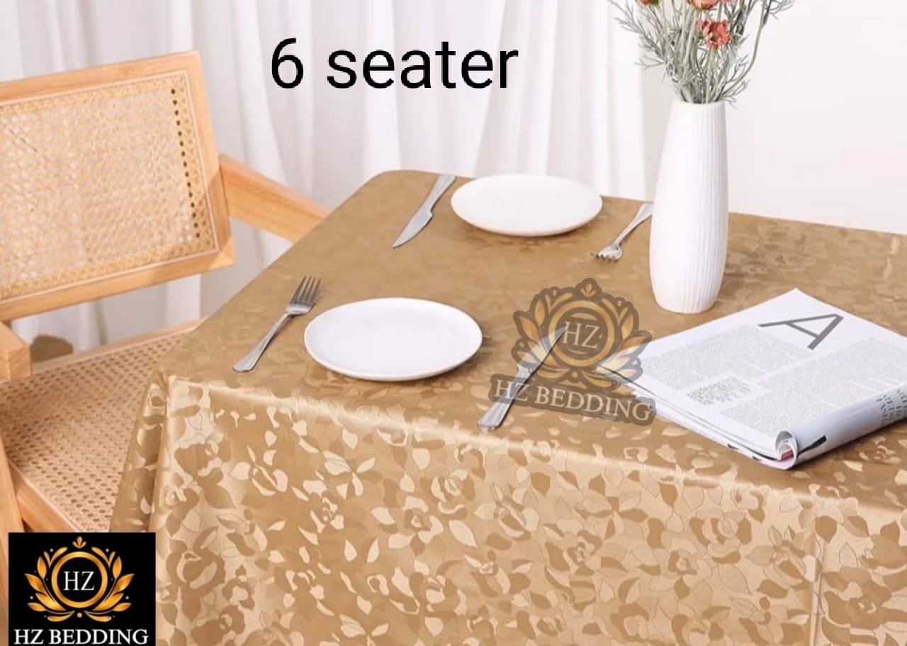 PVC Dining Table Cover for 6 & 8 Seater Rectangle (60 x 90) | (60 x 102 ...
