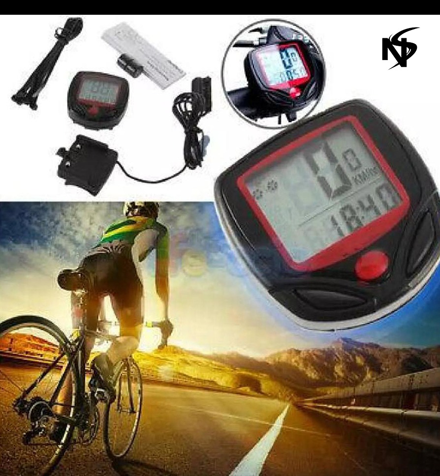 cycle speedometer - stopwatch - LCD odometer - waterproof - fast speed ...