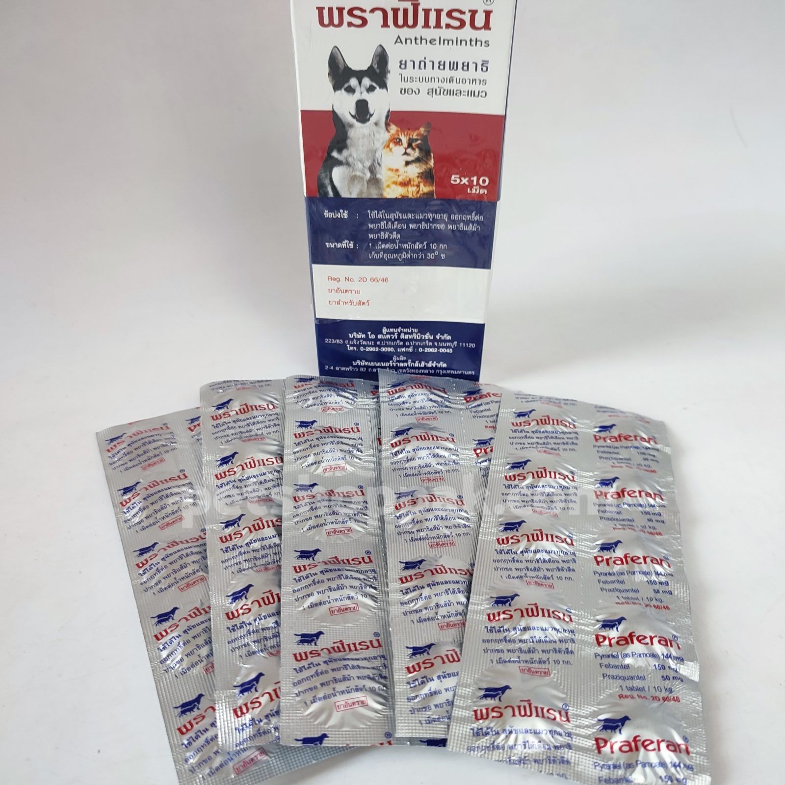 Praferan Deworming Tablet for cat and dog | Daraz.pk