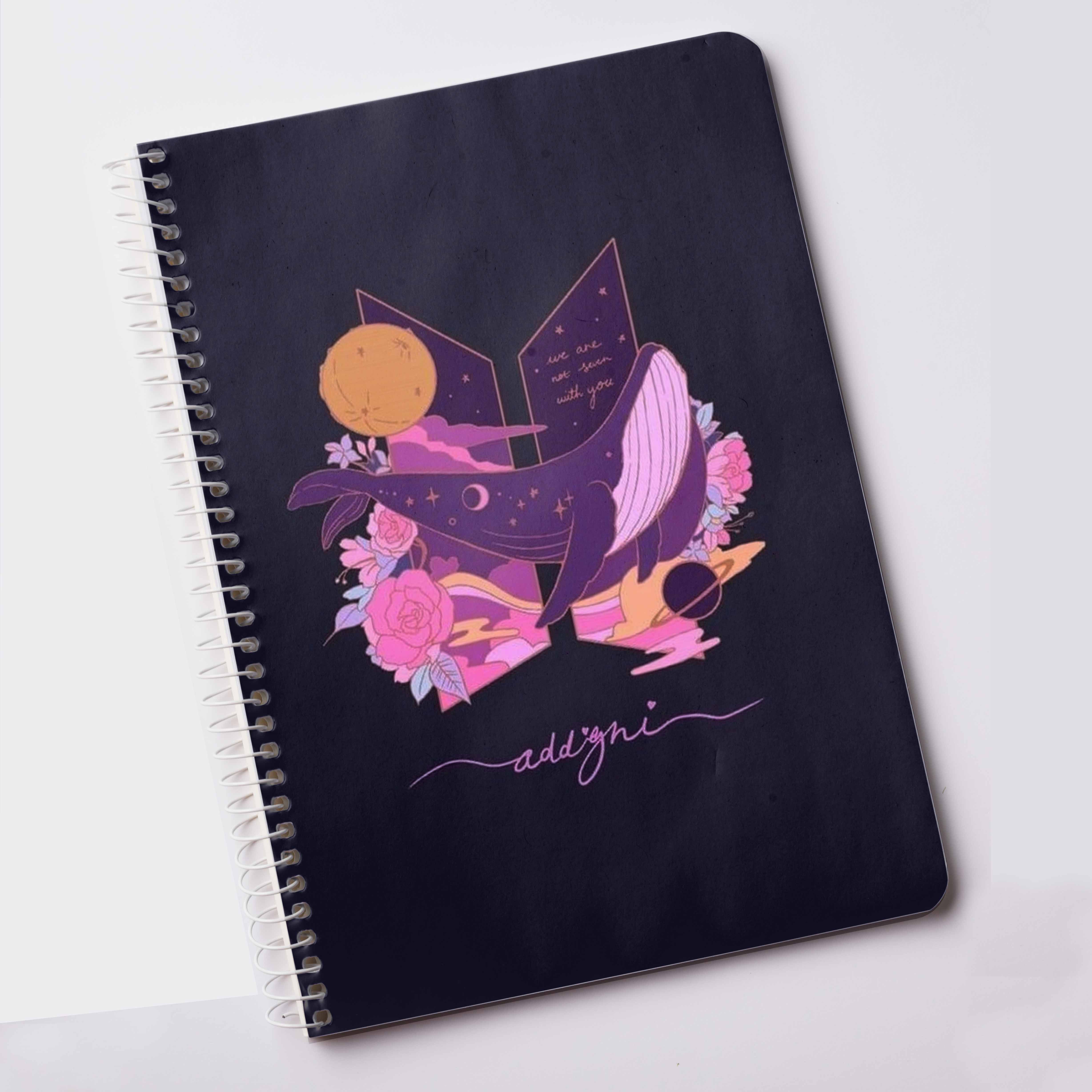 BTS Bulletproof Notebook for KPOP Fans the Eternal Printed Notepad ...