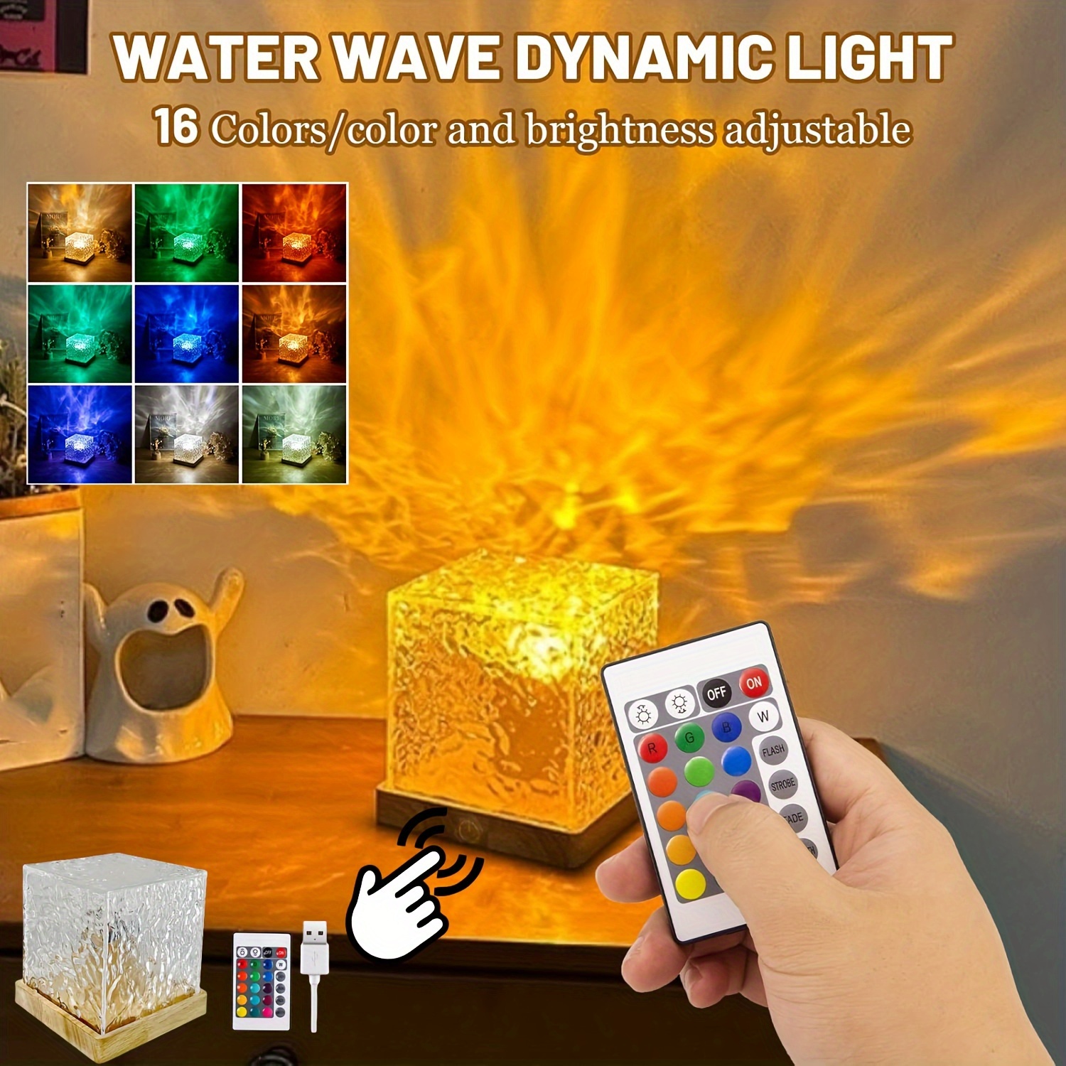 Q06 Aurora Light Projector Northern Light Projection Galaxy Lamp, Water ...