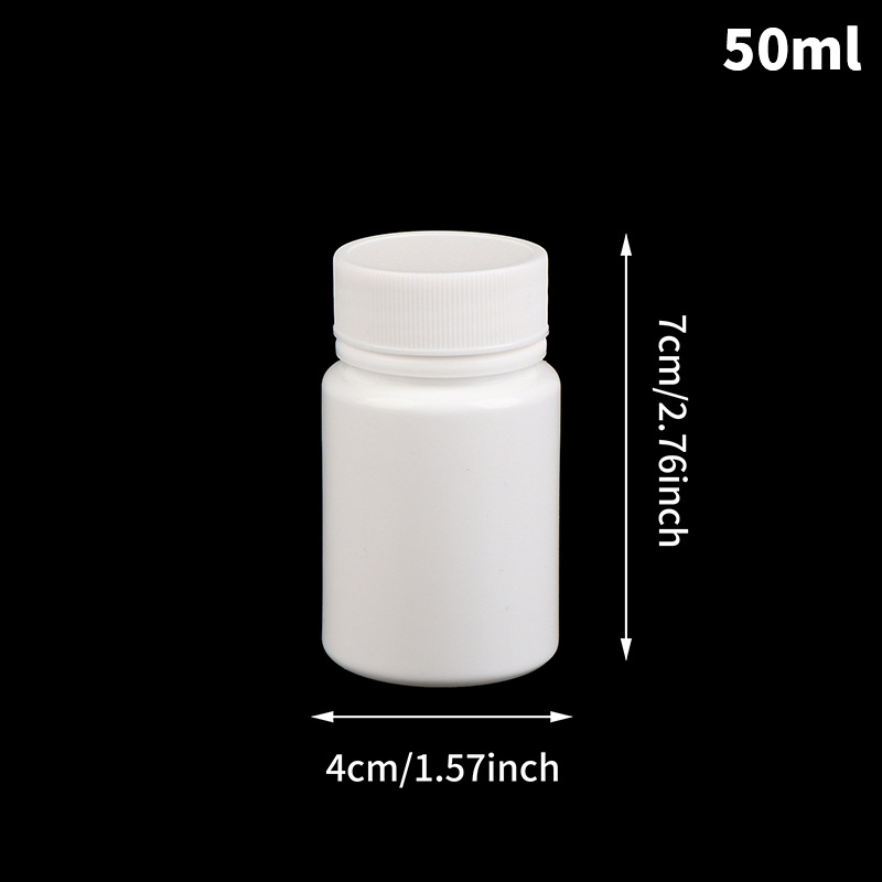 1Pcs Empty Plastic Bottle Food Grade Container Medicine Capsule Pill ...