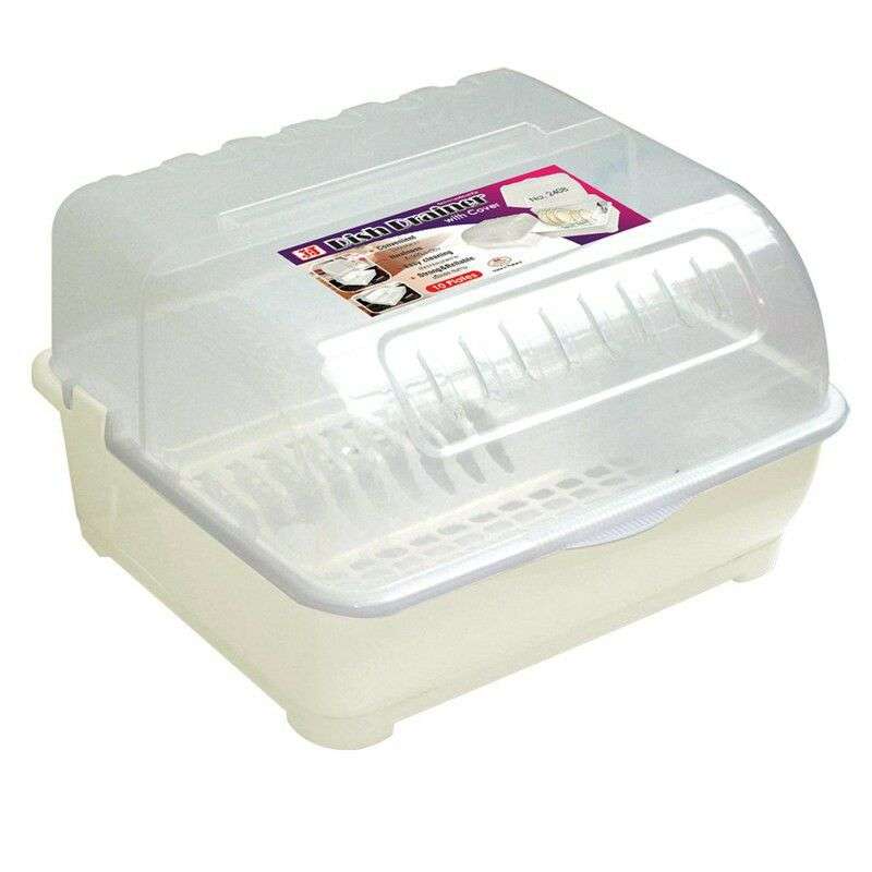 kitchen dish rack plate rack sink dish drainer drying rack with cover ...