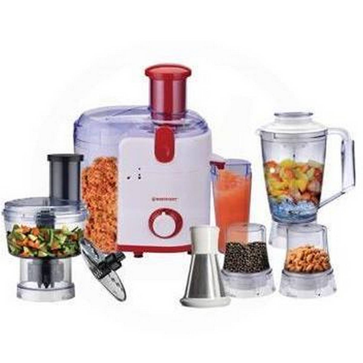 Deluxe Food Processor - WF-1851 - White & Brown - 600 Watts | Daraz.pk