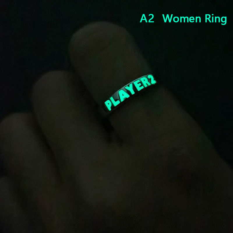 Luminous Ring for Couple Glowing In The Dark Adjustable Fashion Ring Jewelry Yao Store | Daraz.pk