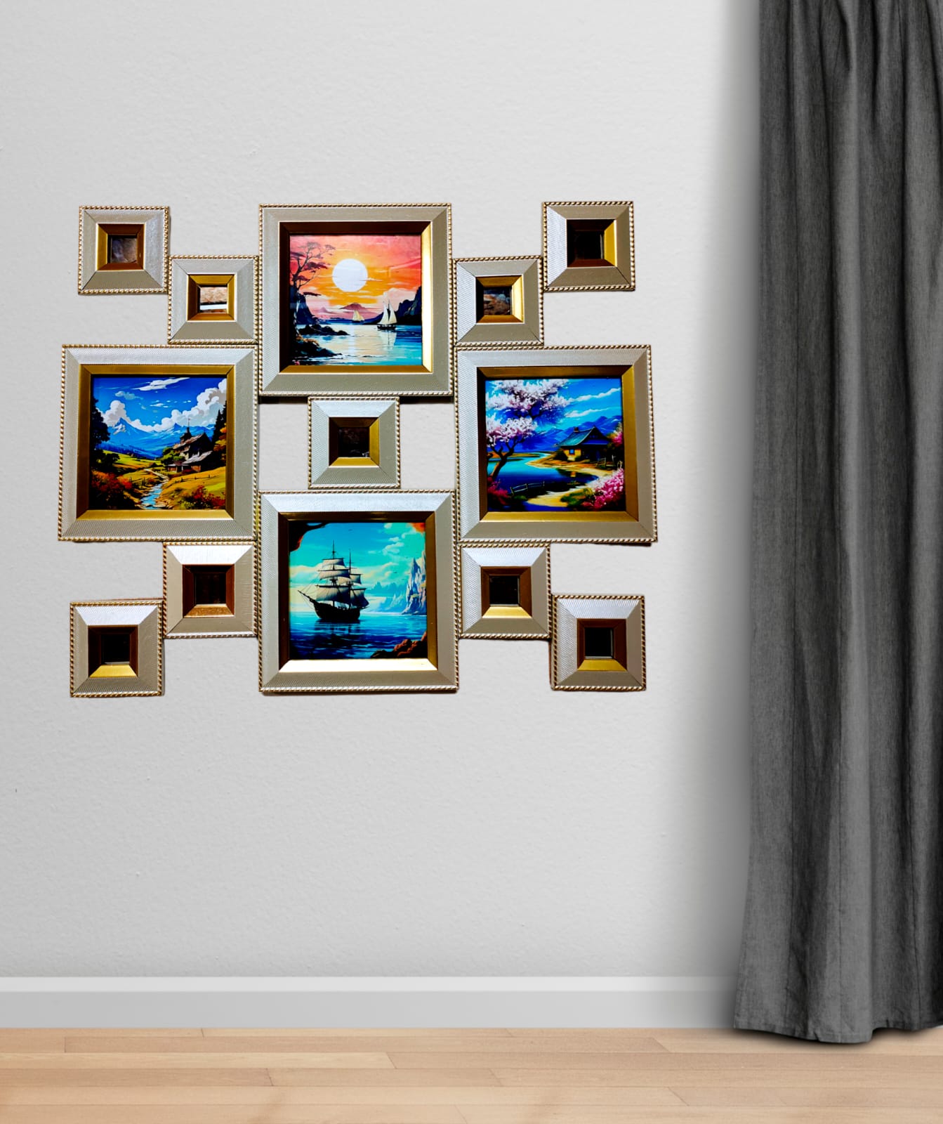 Customized Decoration frame for wall decoration| Art scenery decor ...