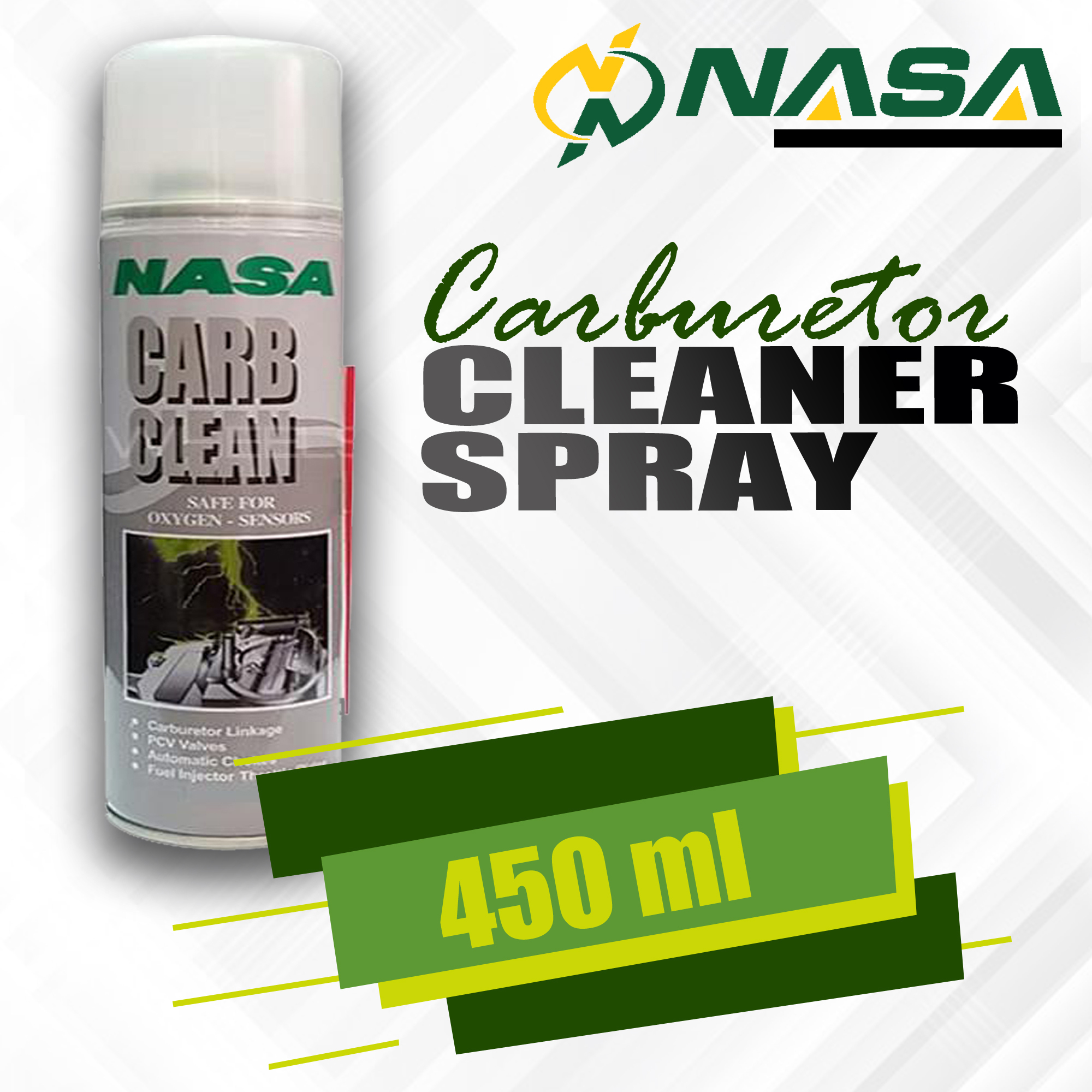 NASA CARB CLEANER / CARBURETOR CLEANER THROTTLE BODY CLEANER - 450 ML ...