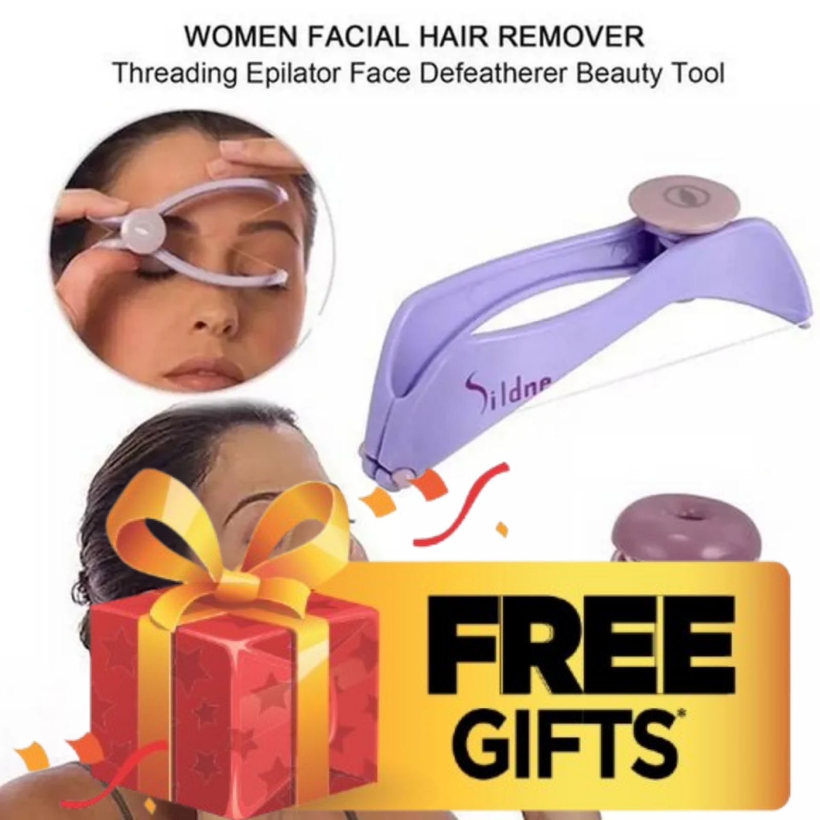 New Painless hair Removal Machine Slique Hair Threading Machine Sildne ...