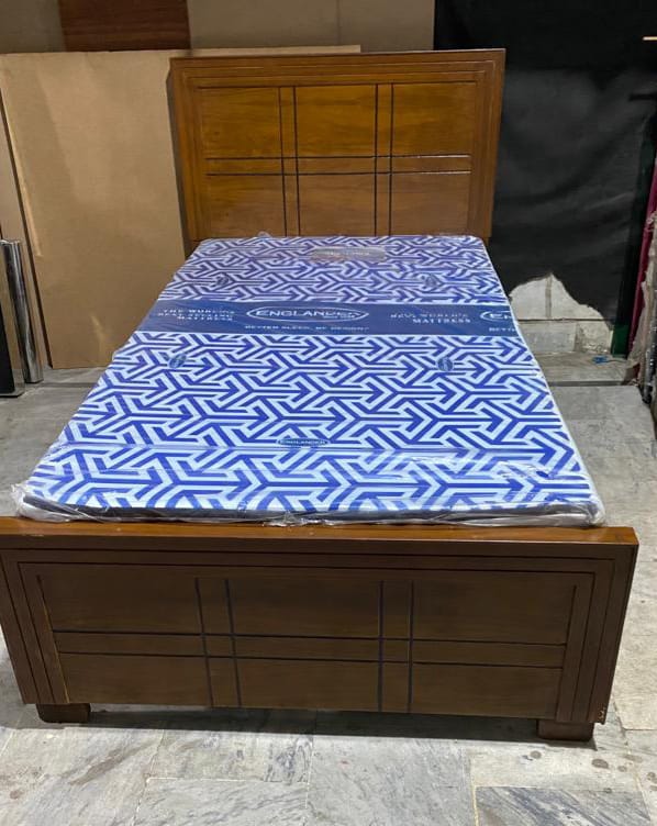 Modern mdf lasani wood bed, furniture factory | Daraz.pk