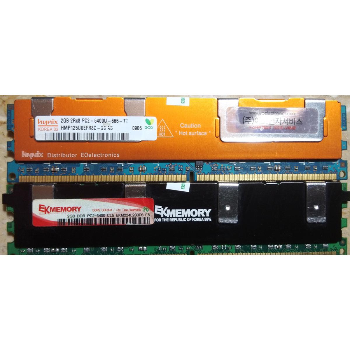 2GB DDR2 RAM with Aluminum Cooling RAM Heatsink Radiator Branded For ...