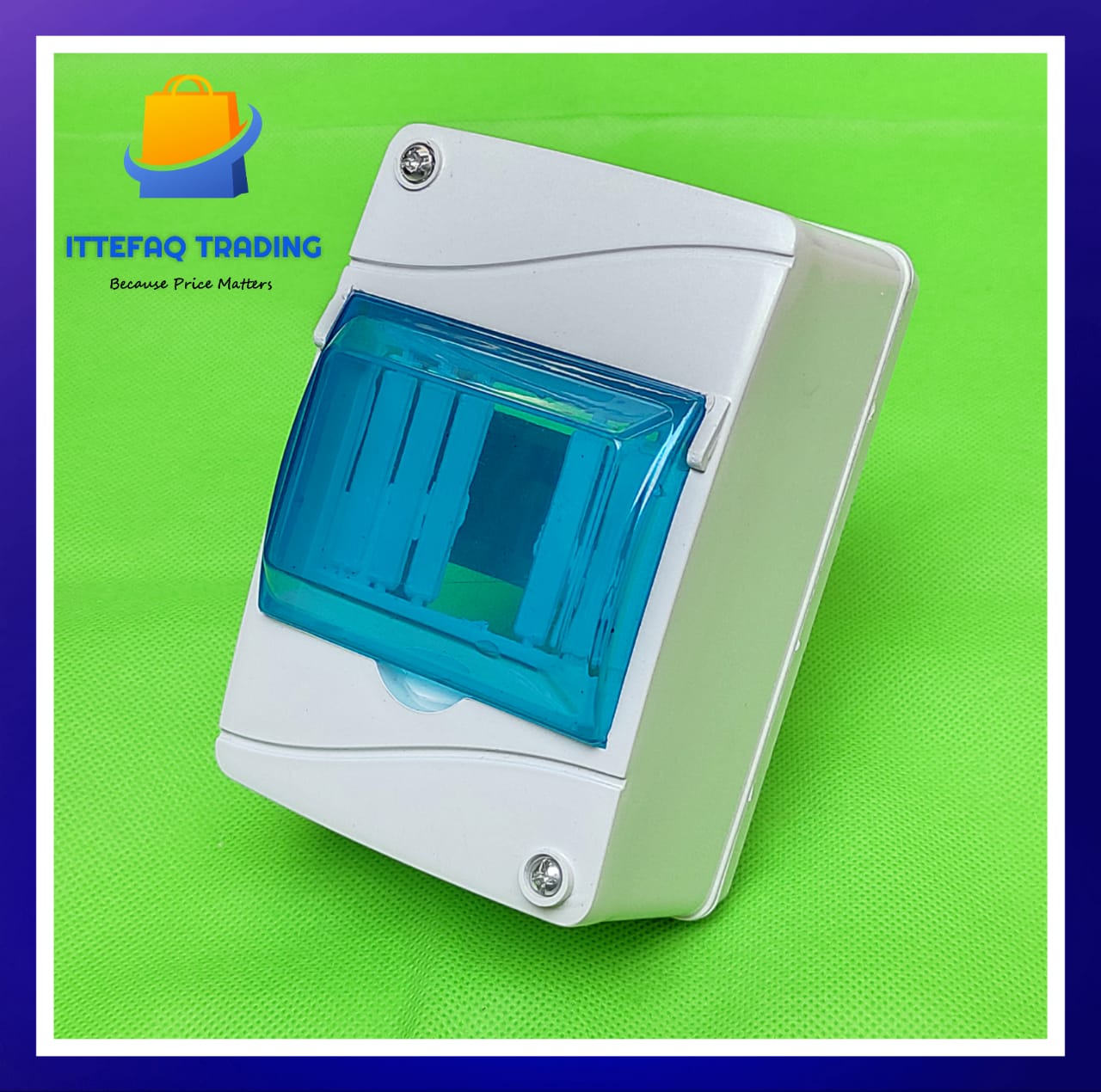 Electrical Distribution Box 4 Ways Circuit Breaker Box Wall Mounted ...