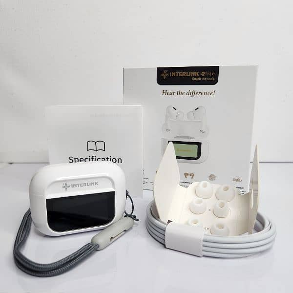 Interlink Elite A9 ANC Touch wireless Airpods 2nd Generation - Noise ...