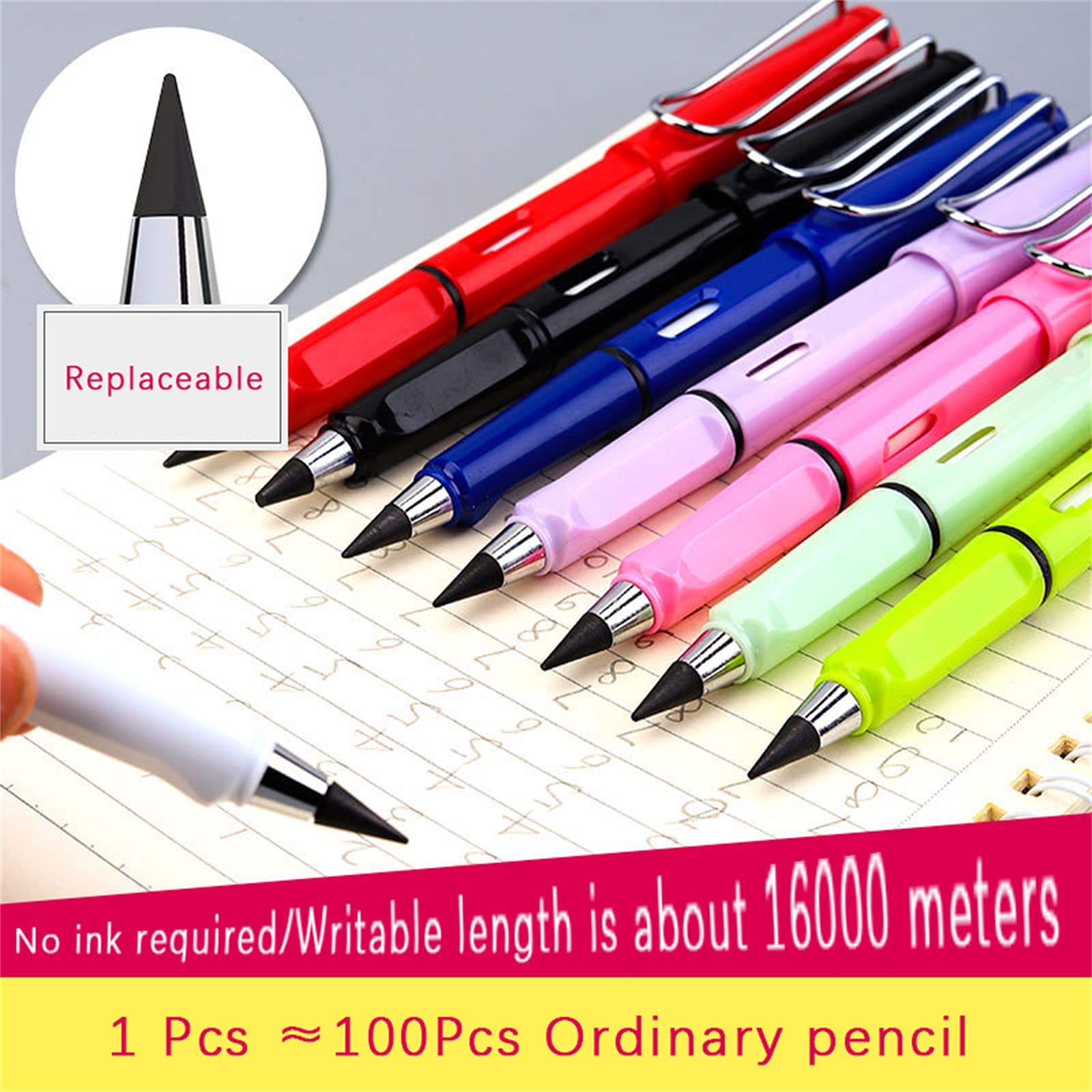 Everlasting Pencil, Inkless Pencils Eternal Infinite Pencil Magic ...