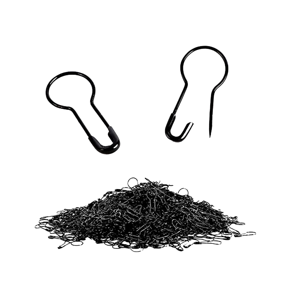 (Pack Of 10-25-50-100-150-200) Black Safety Pins For Hijab-Hijab Pins ...