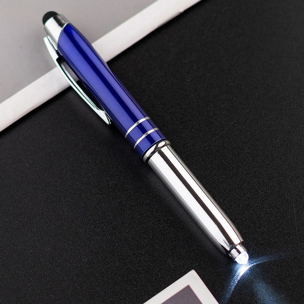 High Quality With LED Light Multi-function Pen 3-in-1 Metal Capacitive ...