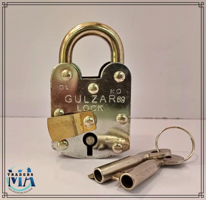 Heavy Duty Padlock with Iron Plates, Pakistani Kashmiri Desi Locks ...