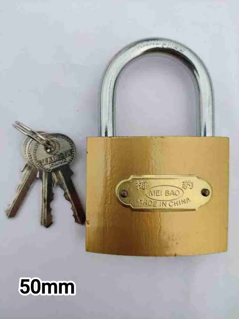 Golden China Pad Lock | PadLock For Door | Heavy Duty China PadLock ...