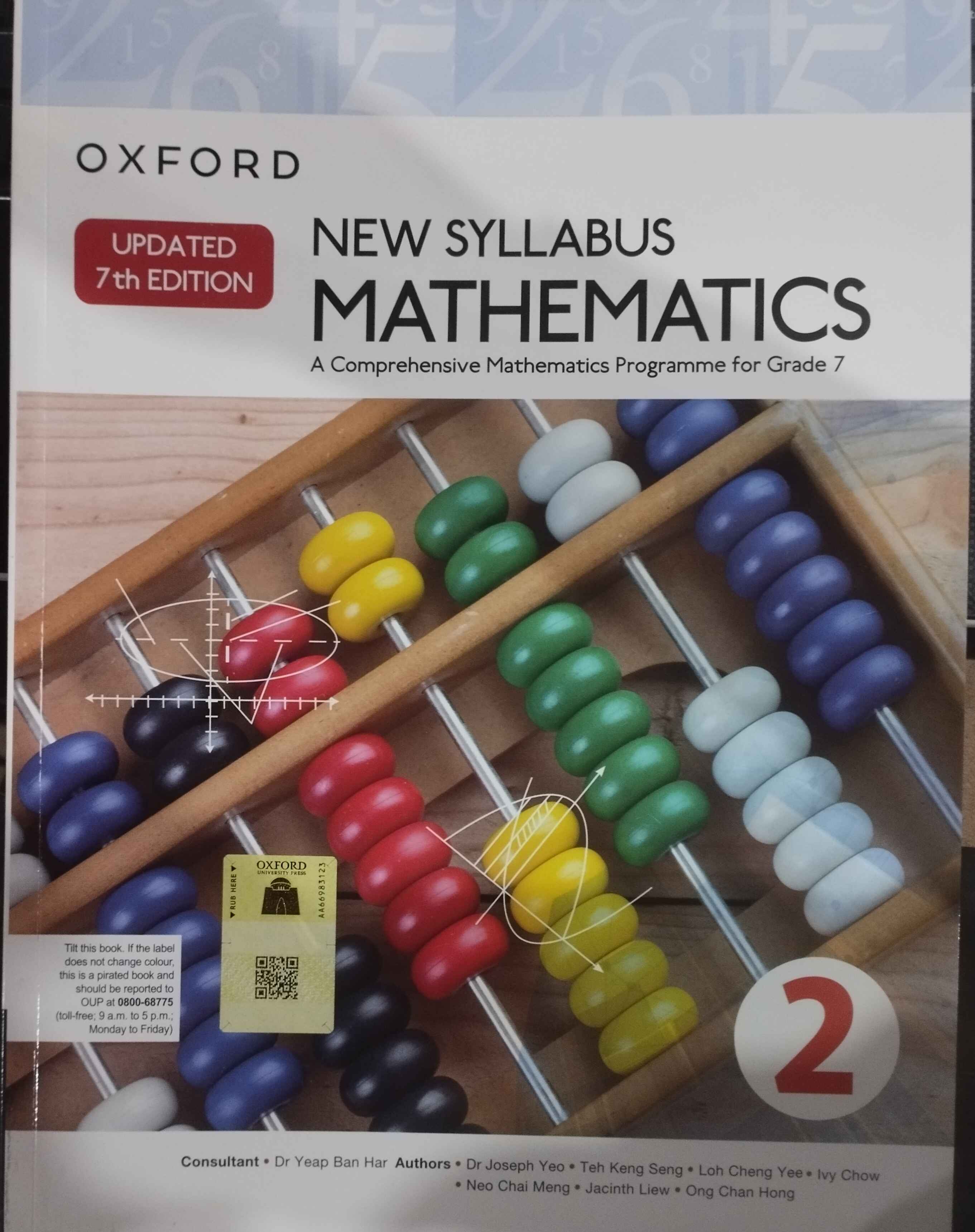 Oxford New Syllabus MATHAMATICS 2 Updated 7th Edition for Grade 7 ...