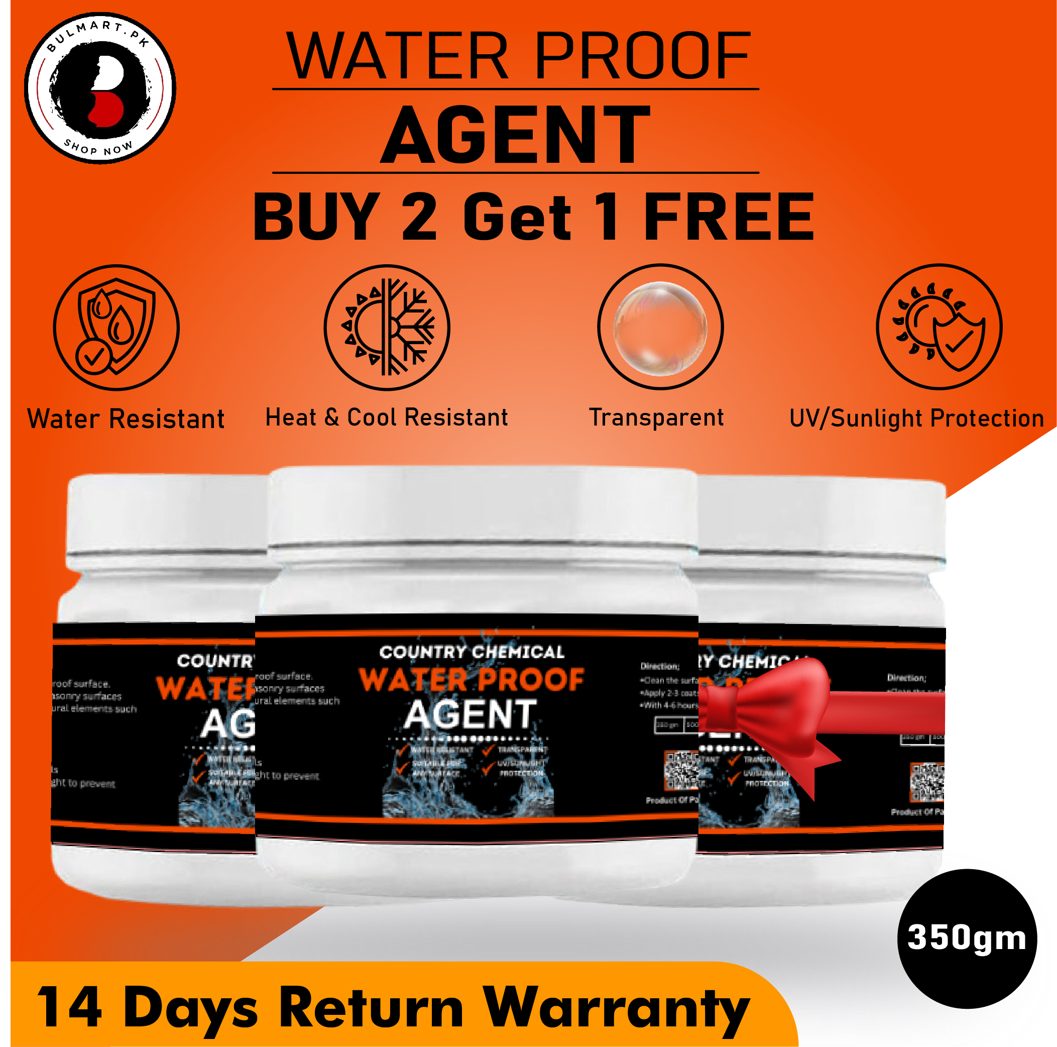 Buy 2 Get 1 Free Country Chemical Waterproof Agent (Waterproof Leak ...