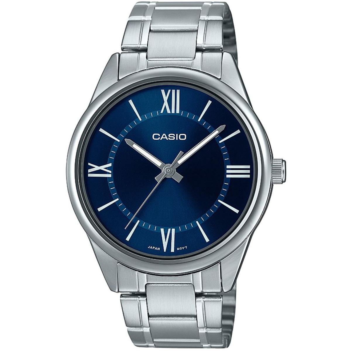 Original Casio -MTP-V005D-2B5UDF - Stainless Steel Wrist Watch for Men ...