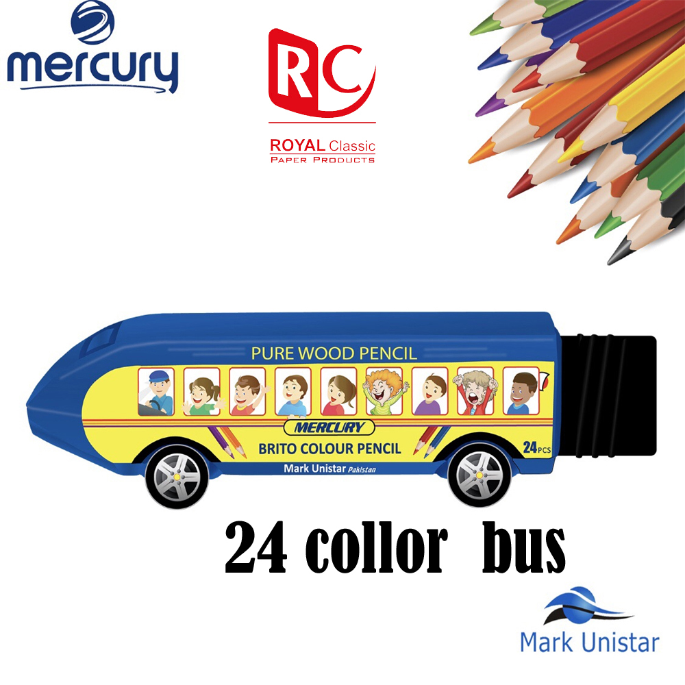 Color Pencil 24 Color Pencil DUX GOLDFISH DEER BRITO | Daraz.pk