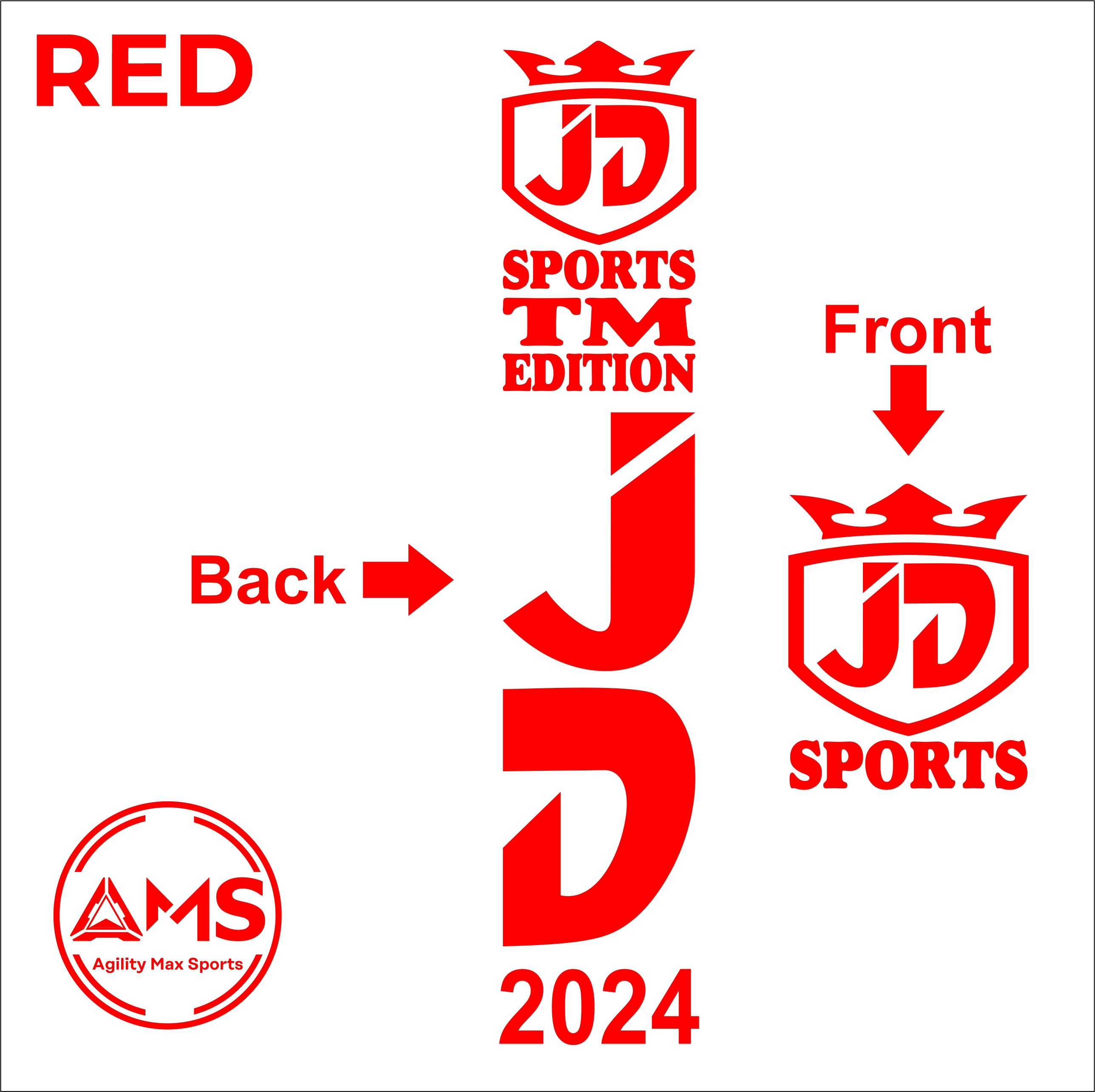 JD TM Edition Cricket Bat Stickers Complete Set for all Type of Classic ...