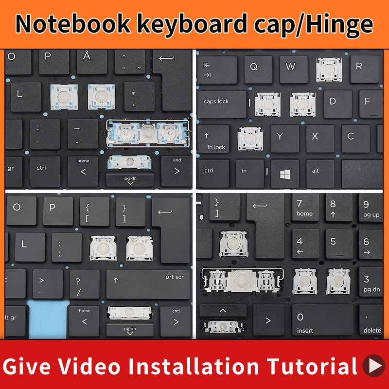 Replacement Keycap Key cap Hinge for HP ProBook 450 G6 455R G6 455 G6 ...