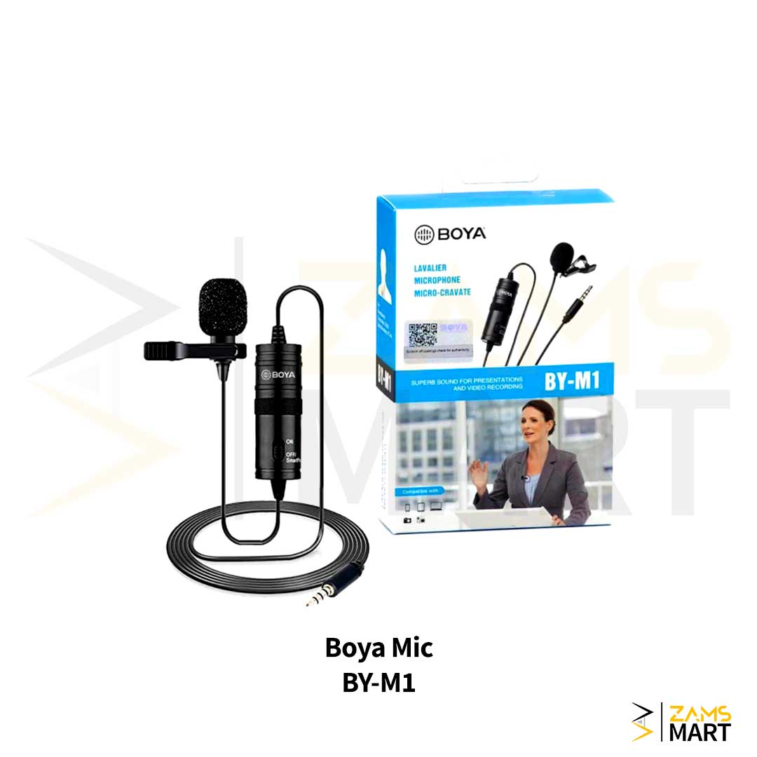 BOYA BY-M1 Microphone - Boya Mic - Original | Daraz.pk