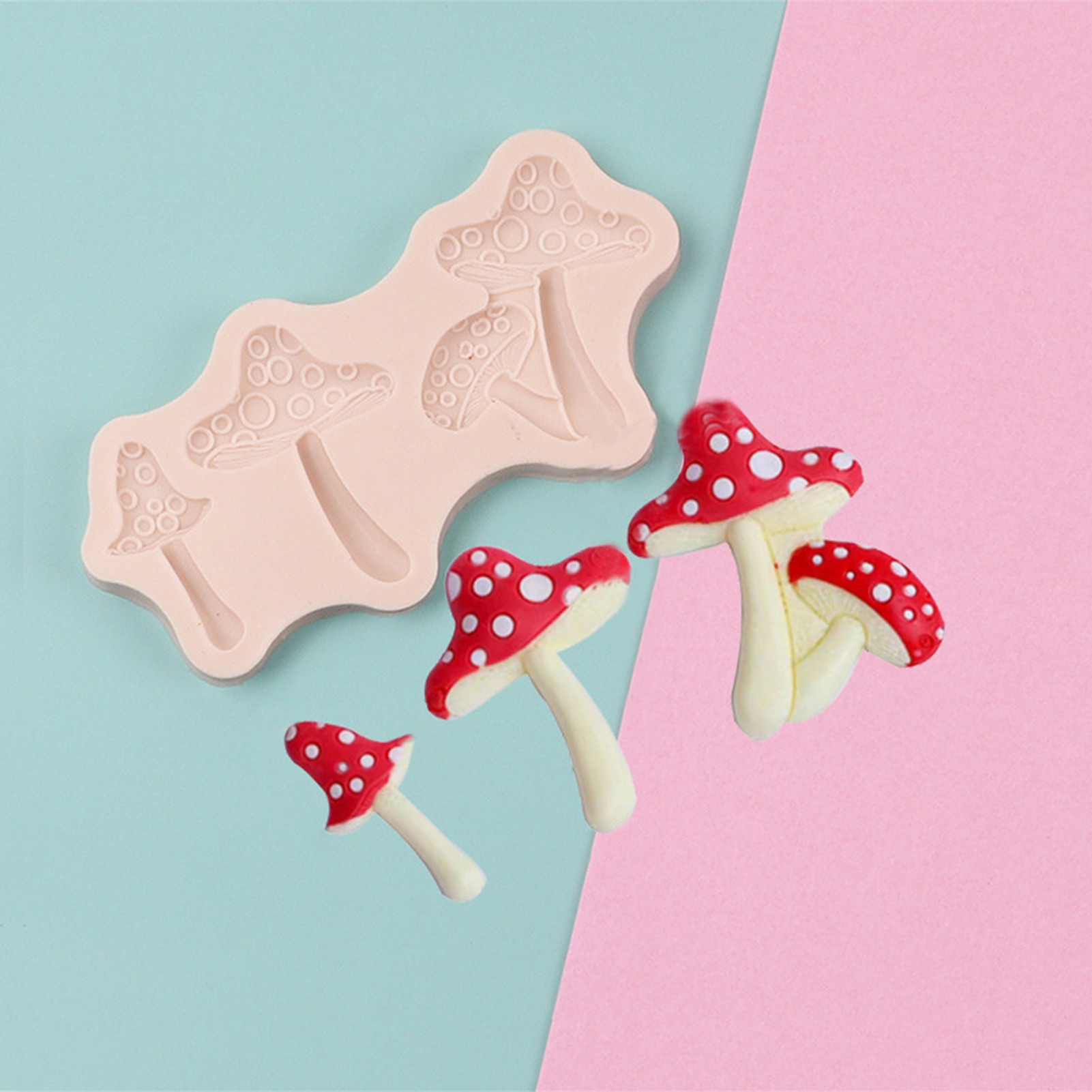 Childrenworld Mousse Mould Food Grade Cute Mushroom Biscuit Mousse ...