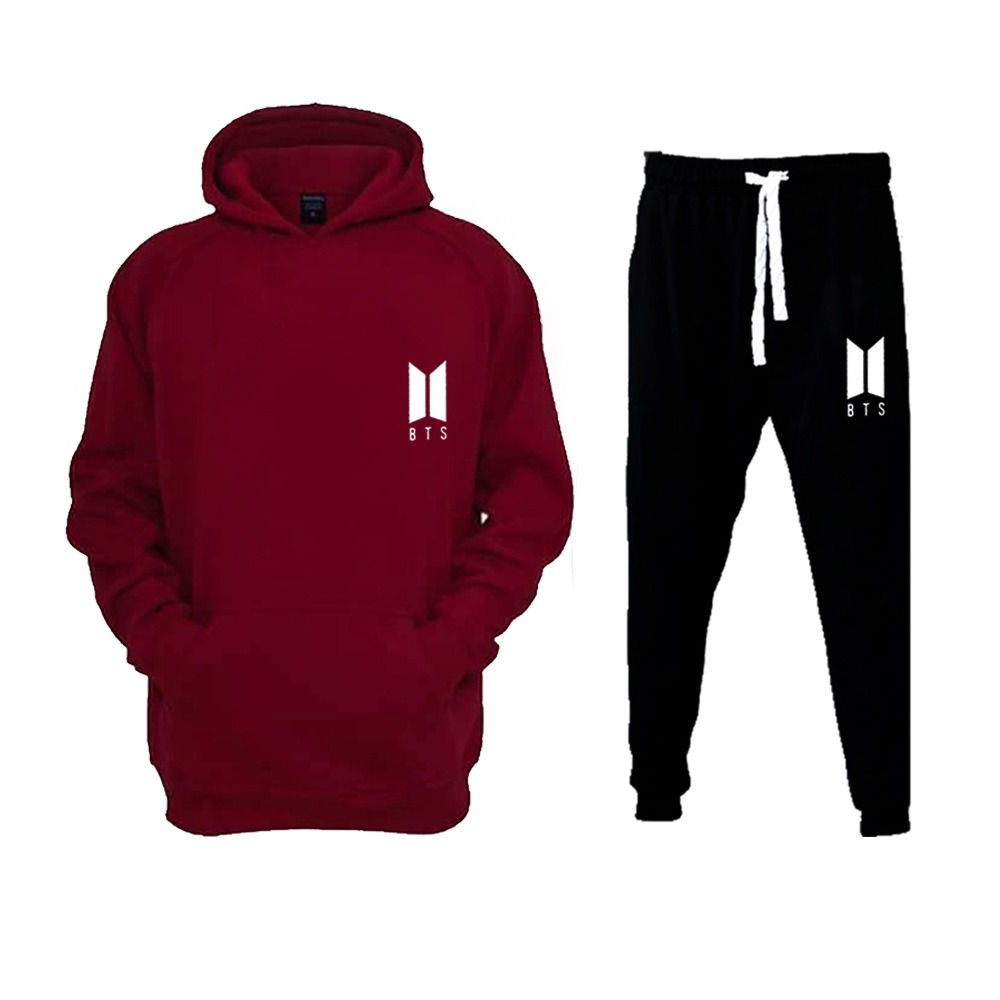 New Fashion BTS Logo Hoodie And Trouser Winter Arrival Collection Warm ...