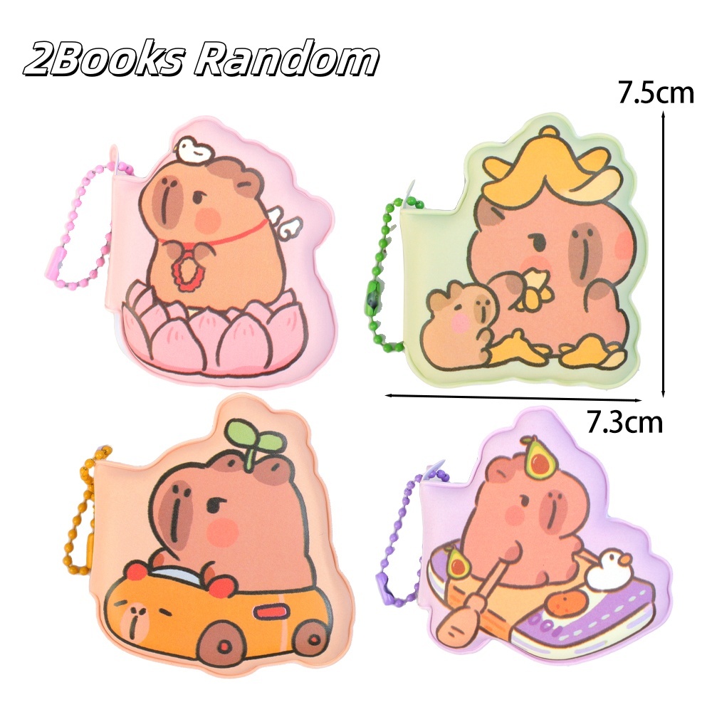 1/2Books Creative Cartoon Capibala/Cola/Burger Sticky Notes School ...
