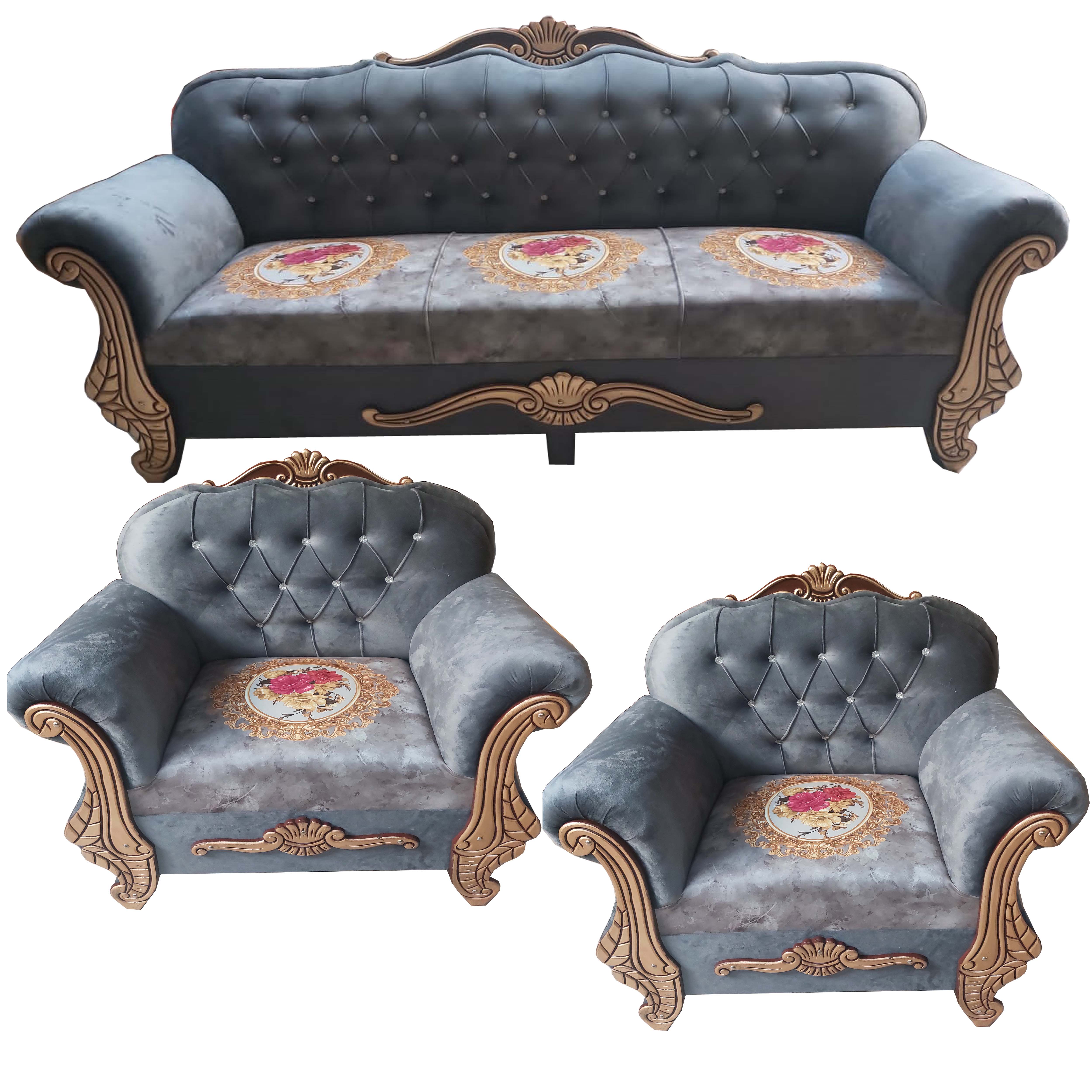 Customizable in All Colors Premium Sofa Set 5 and 7 Seater Enhance Your ...