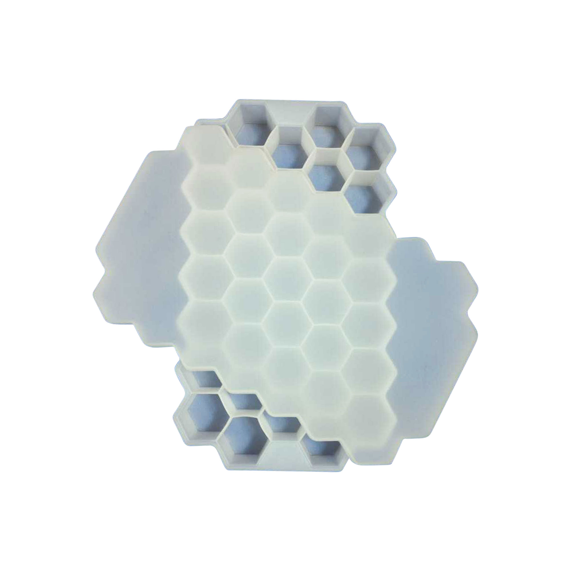 Silicone ice cube Tray with Lid-37 Grids Flexible Honeycomb shape: Easy ...