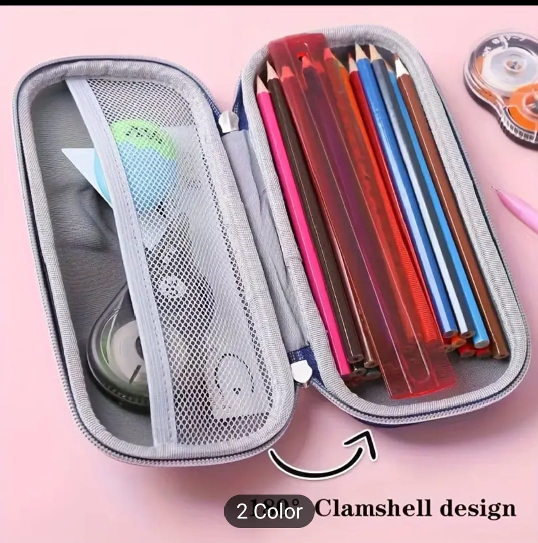 "Fancy Pouch for Kids – Stylish Geometry Box & Premium Stationery ...