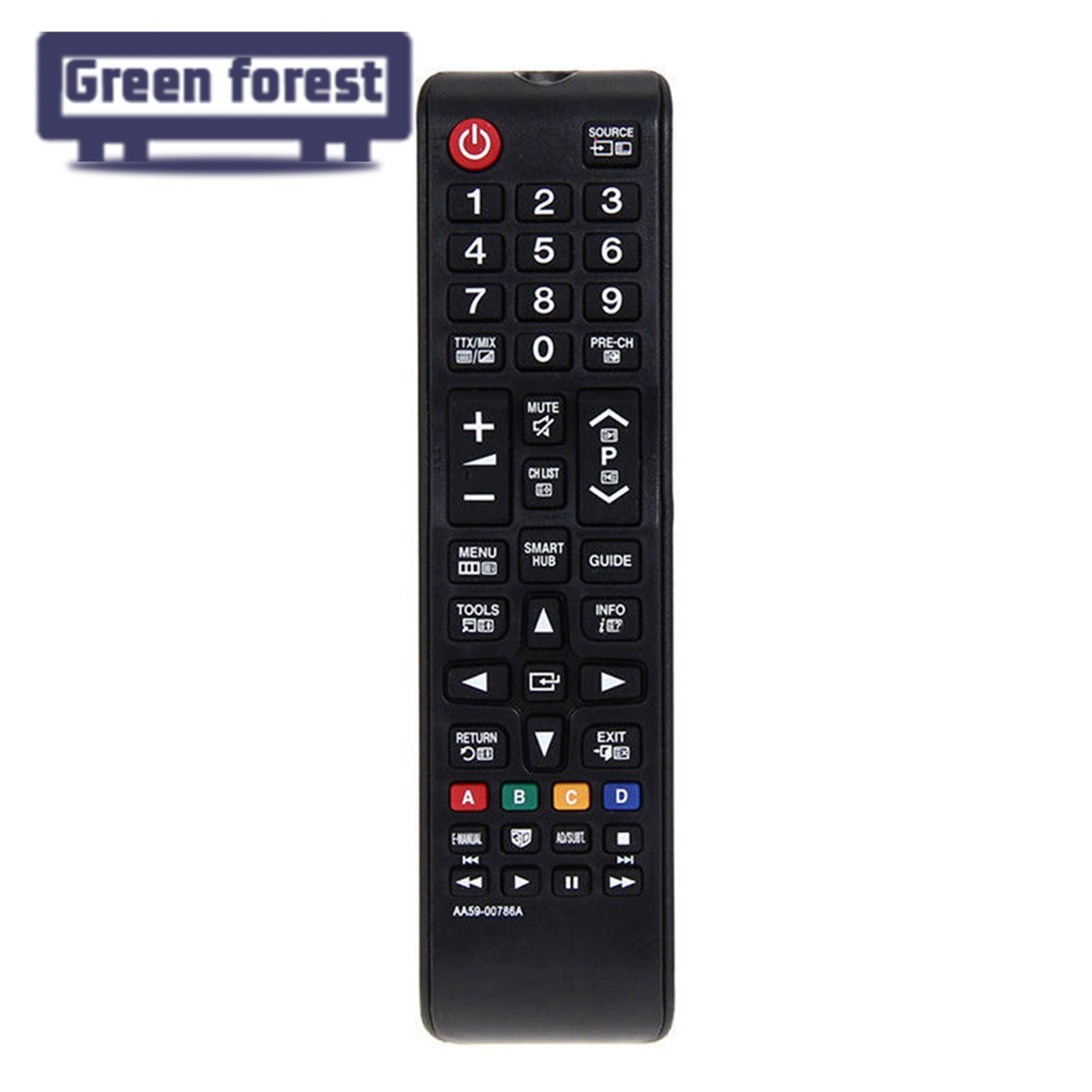 Green forest Remote Control Easy Access to Buttons Smart IR Television ...