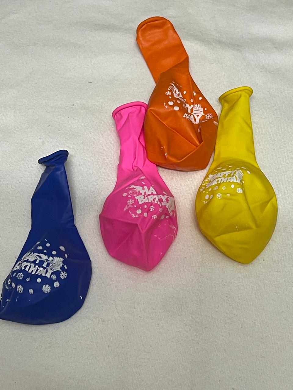 Multi colour Balloons for birthday (pack of 10 balloons) for birthday ...