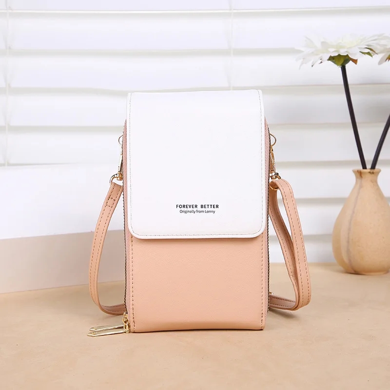 Stylish Mall_ Soft Leather Women's Bag Touch Screen Mobile Bags Wallets ...