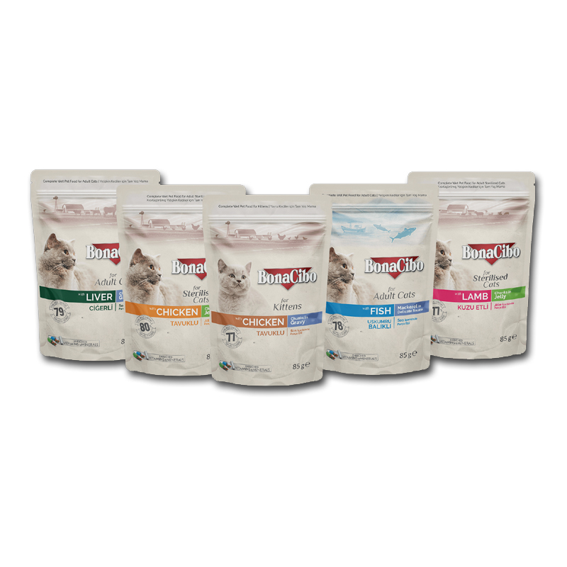 Bonacibo Kitten Chicken Chunks in Gravy 85 g Pouch | Daraz.pk