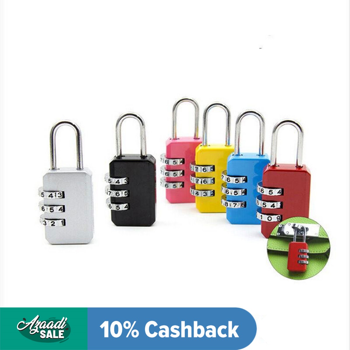 3 Digit Combination Travel Suitcase Luggage Bag Code Lock Padlock Cute ...