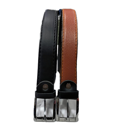 Belt For Kids And Boys Leather Belt 2 In 1 Double Sided Belt Black And ...