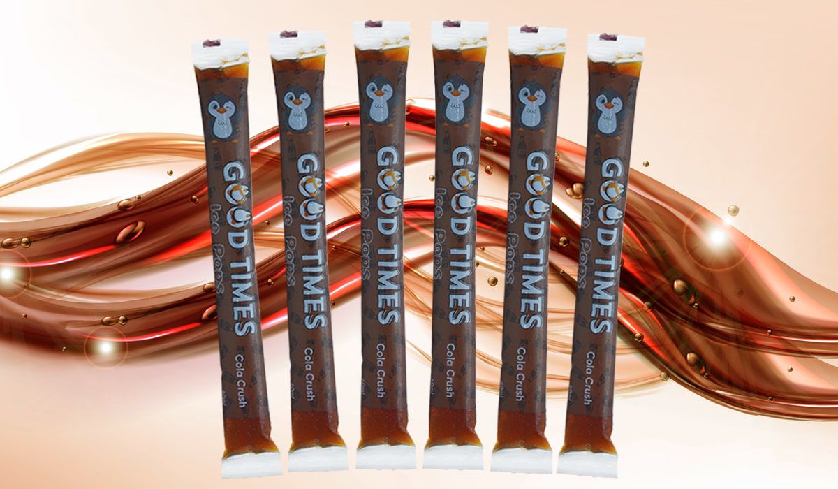 Pack Of 12 Mouthwatering Ice Pops Flavor Cola Crush, Ice Lolly Popsicle ...