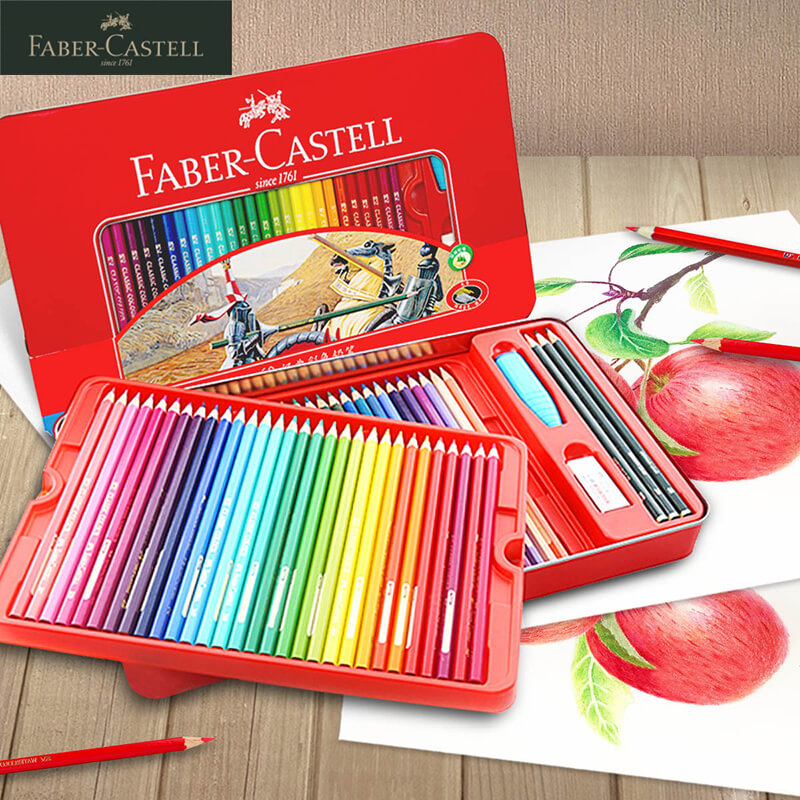 Faber Castel Professional Classic Colored Pencil Set In 12/24/36/48 ...